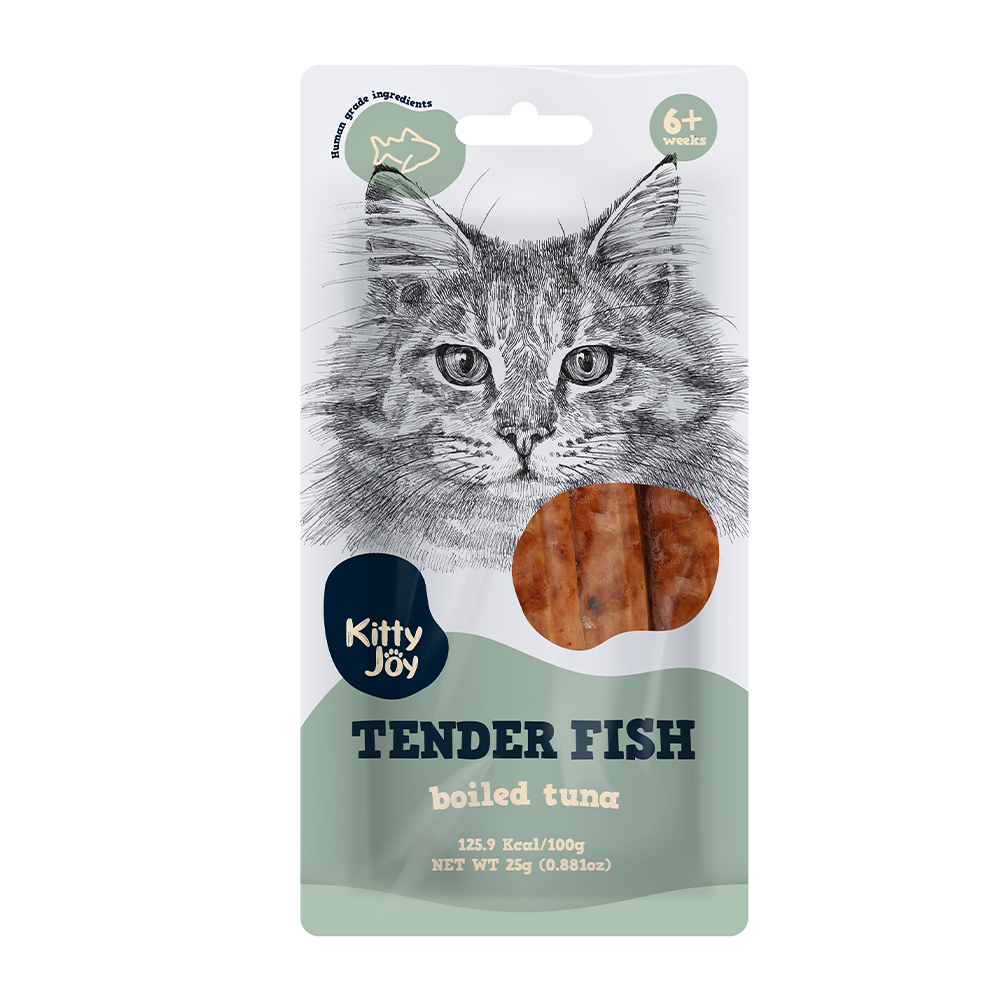Kitty Joy Tender Fish Boiled Tuna Cat Treats 25gm – flitit