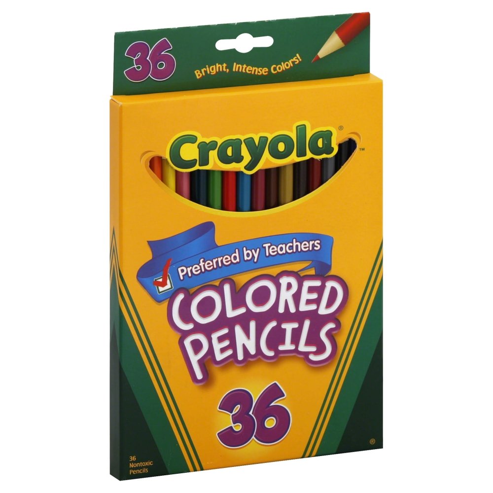 Crayola 36 ct. Colored Pencils, Long– flitit