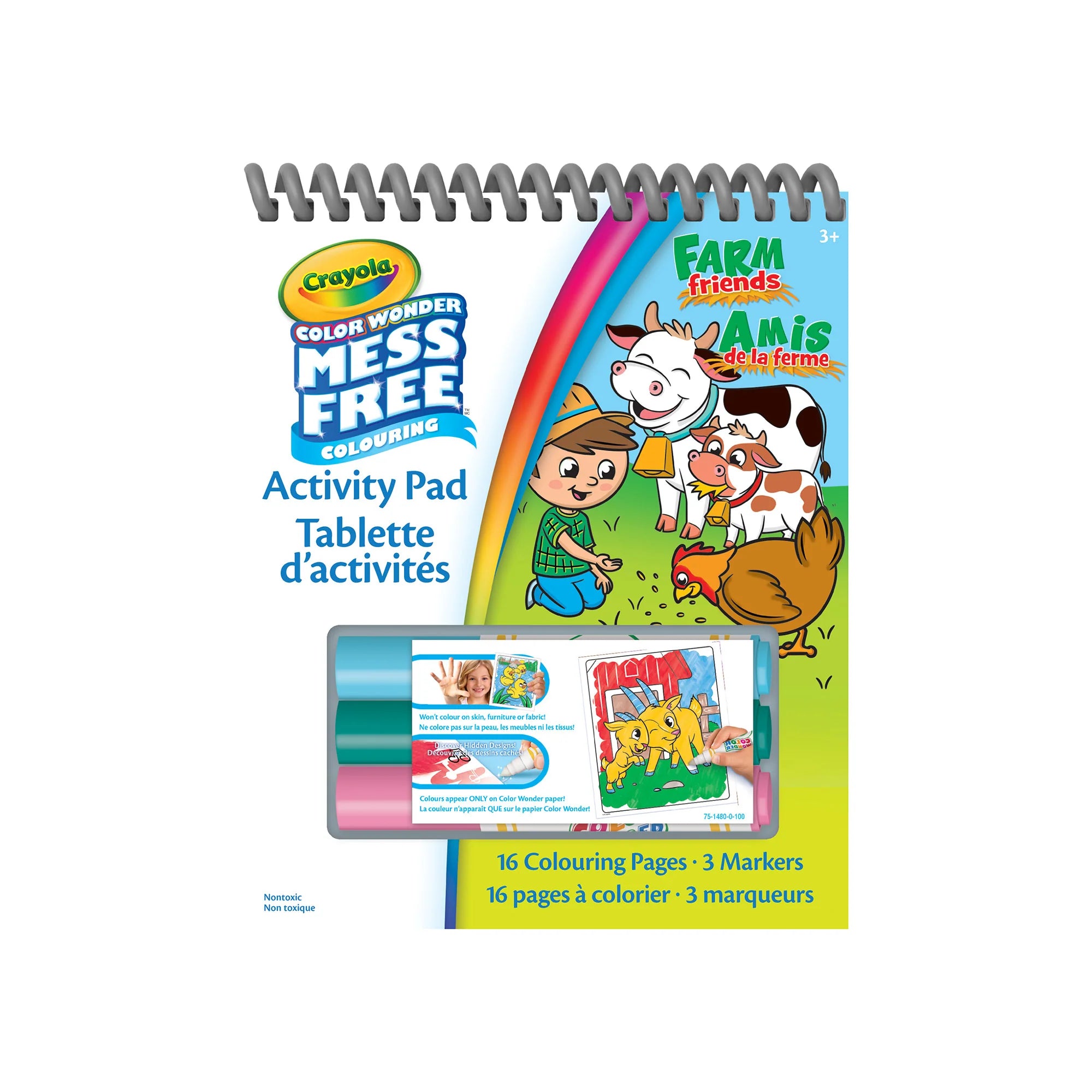 Crayola Color Wonder Coloring Pad & Markers - Animal Friends– flitit