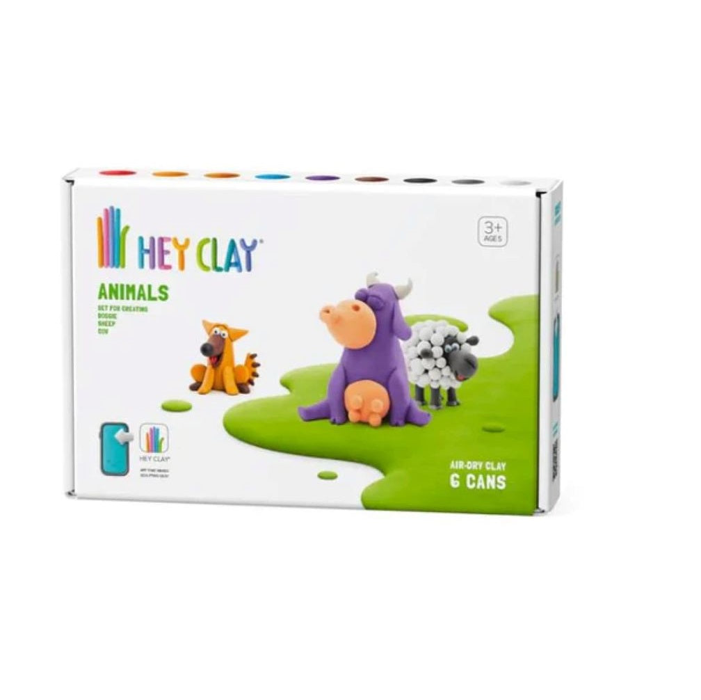 HEY CLAY - Animals: Cow, Doggie, Sheep 6 Cans