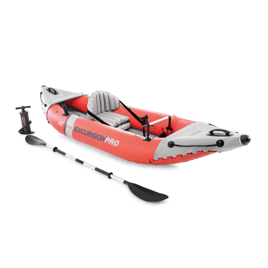 Intex - Excursion Pro Kayak Inflatable Boat - 4 Pieces – flitit