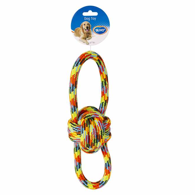 Duvo+ Cotton Rope With 2 Loops Beach 35x10.5cm – flitit