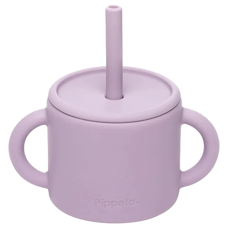 Pippeta - Silicone Cup & Straw - Lilac – Flitit - Online Store