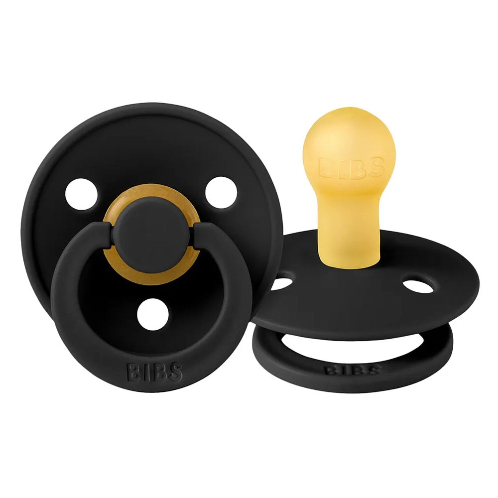 Bibs - Latex Colour Flow Pacifier - S1 - Black
