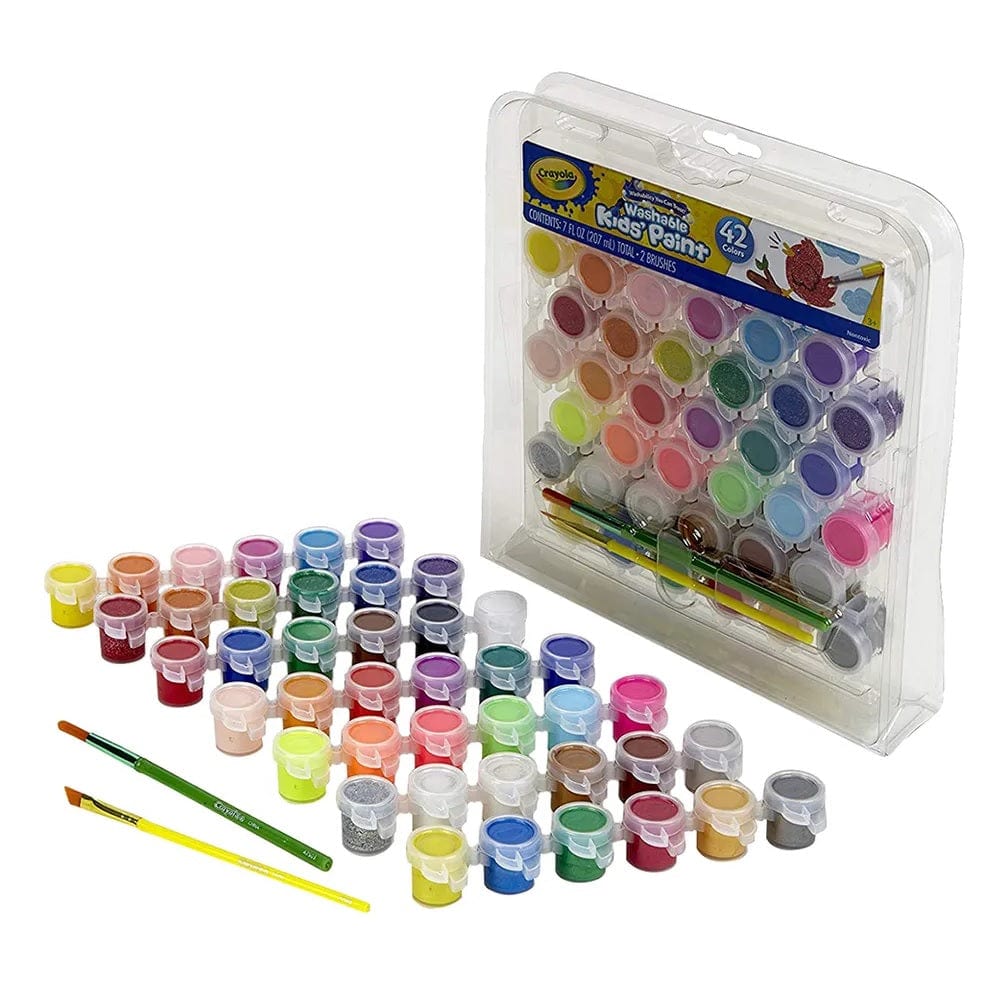 Crayola - 42 Washable Paint Pots Set – Flitit - Online Store