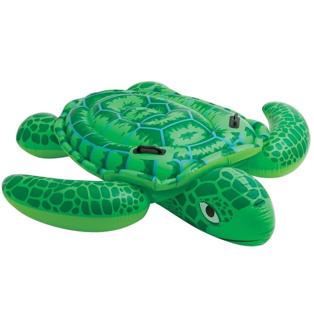 Intex - Lil Sea Turtle Ride On - Green - (L 150 x B 127 cm) – Flitit ...