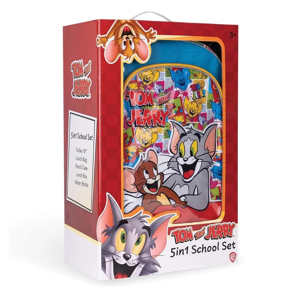 Warner Bros Tom and Jerry Pop Art 5 in 1 Box set 18"
