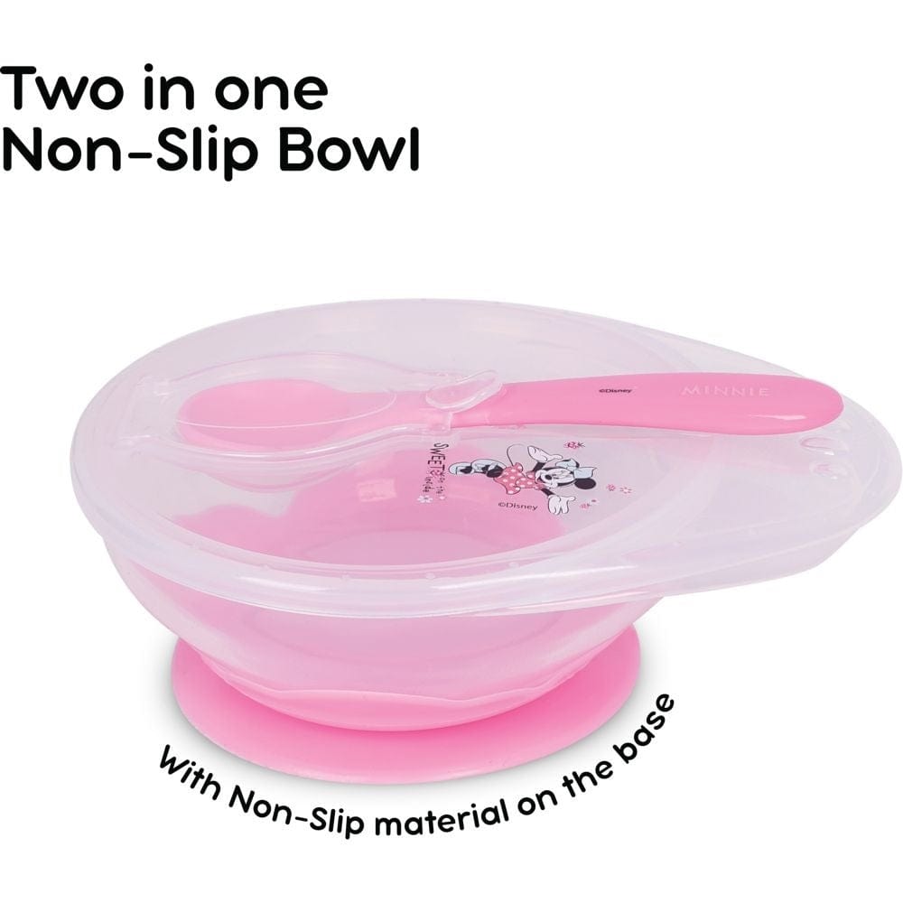 Disney - Bowl And Spoon Feeding Set - Minnie Mouse