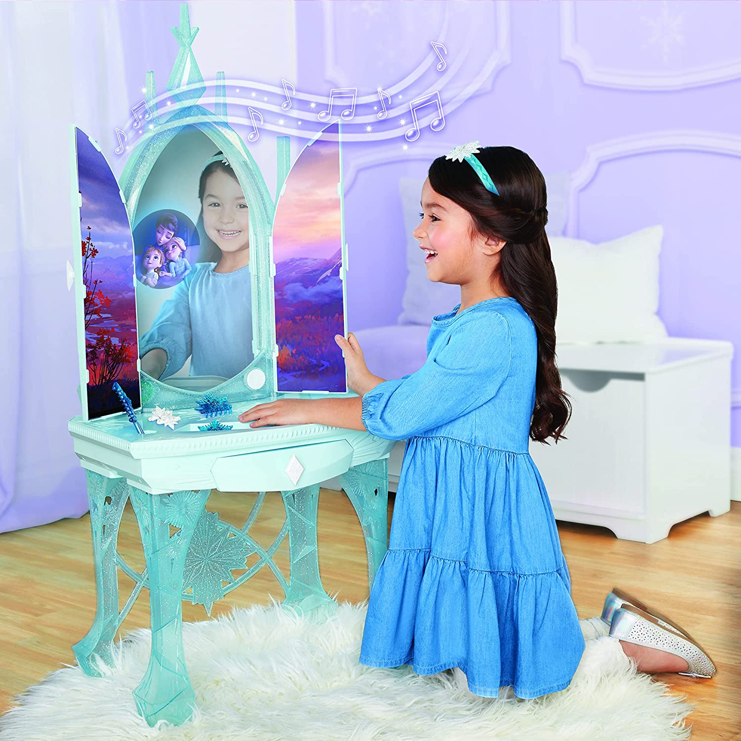 Frozen2 Elsa Enchanted Ice Vanity