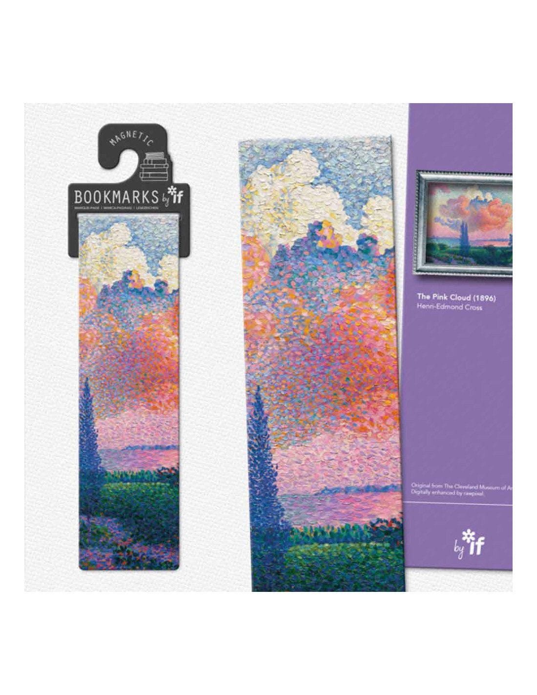 bookaroo classic magnetic Bookmark - the pink cloud