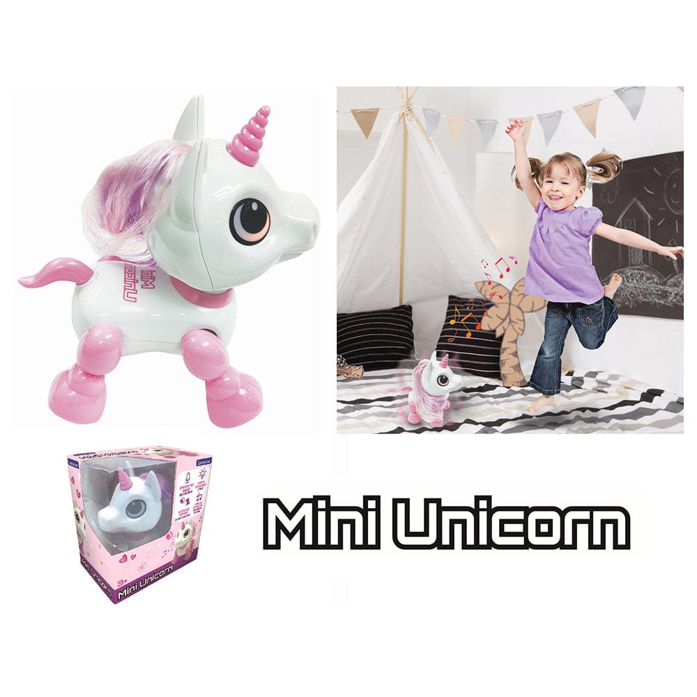 Power Unicorn Mini - Unicorn Robot with Light and Sound Effects – flitit