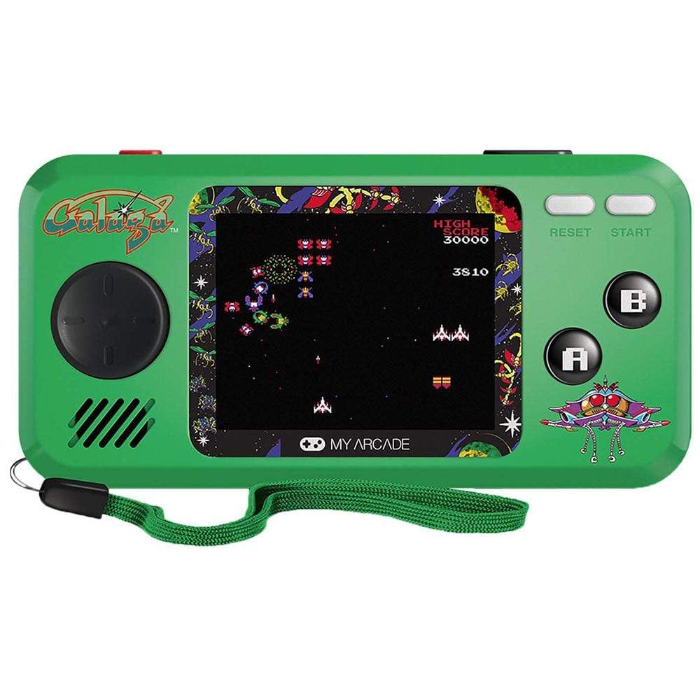 My Arcade Galaga Pocket Player Green
