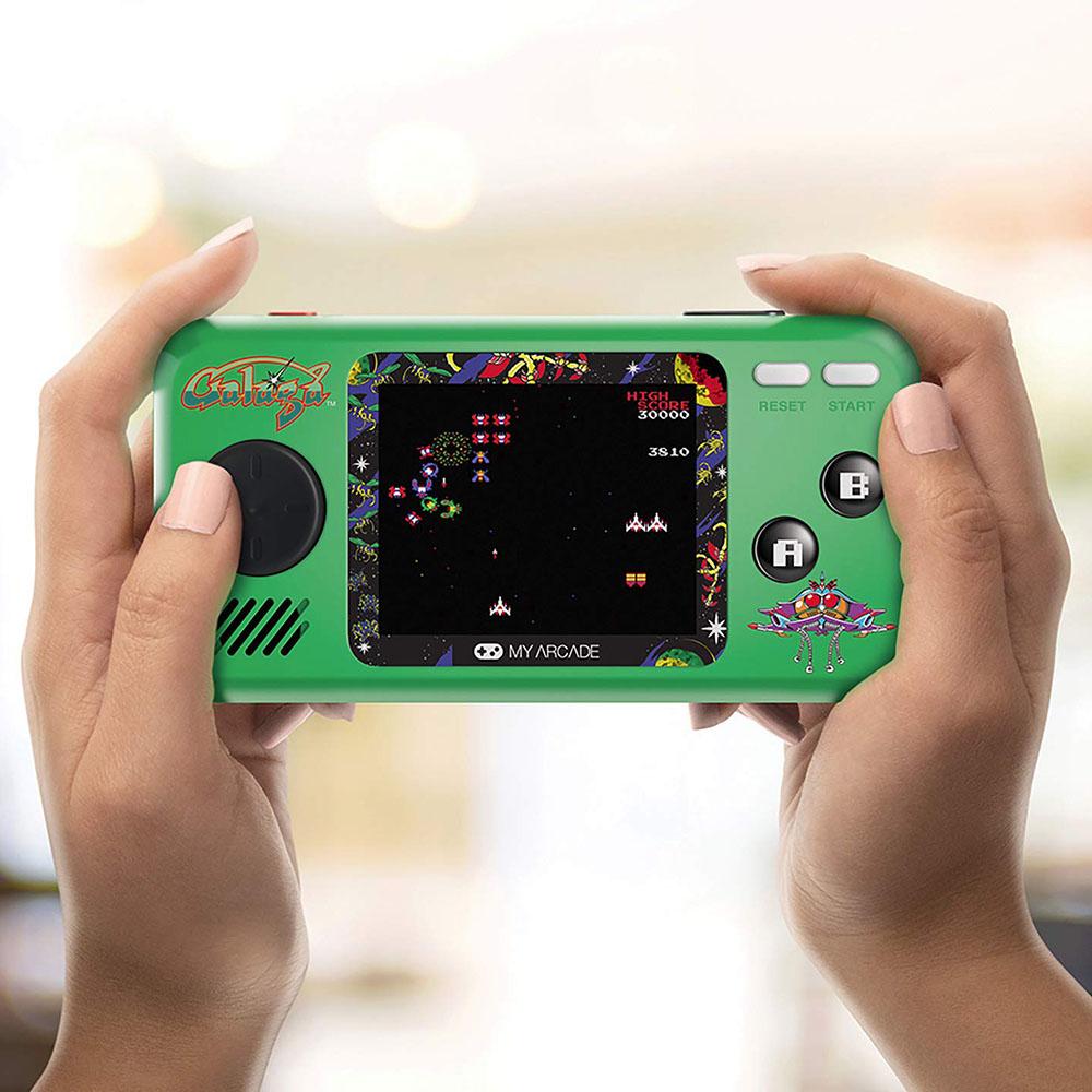 My Arcade Galaga Pocket Player Green
