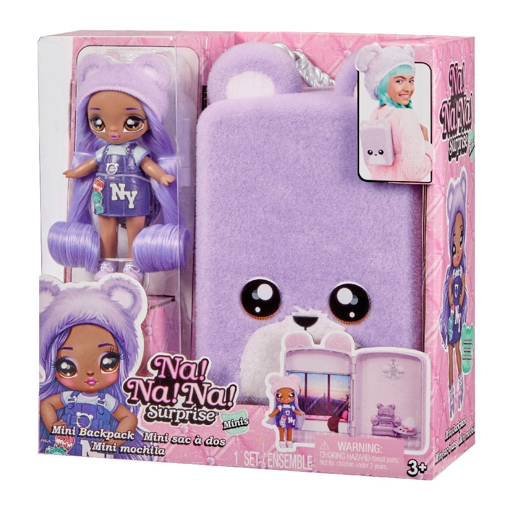 Na! Na! Na! Surprise Mini Backpack Playset- City Bear – flitit