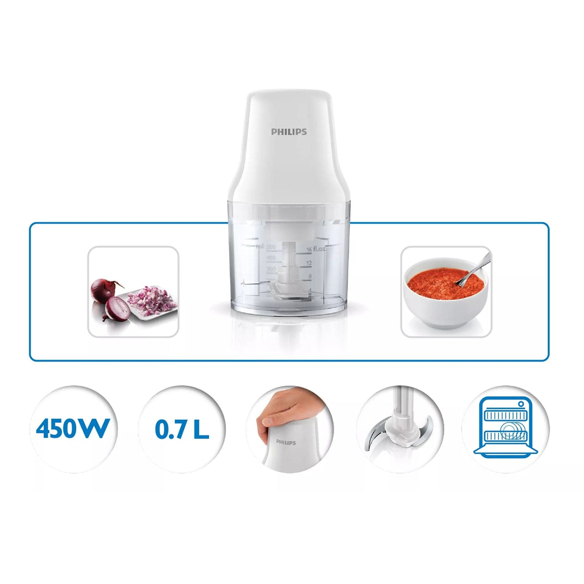 Philips Chopper HR1393