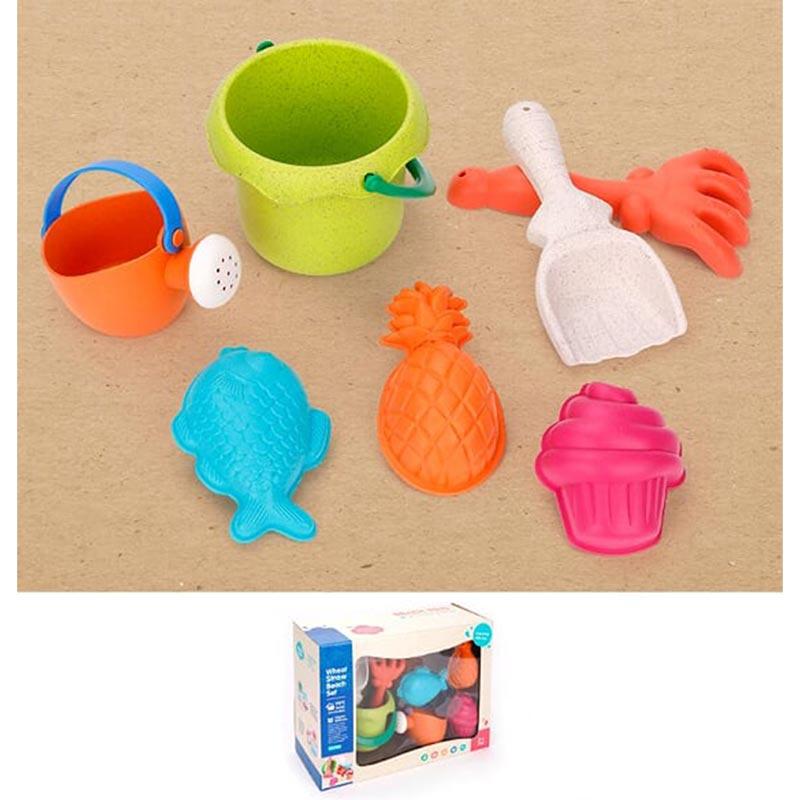 Roll Up Kids Beach Toy 7pc Set